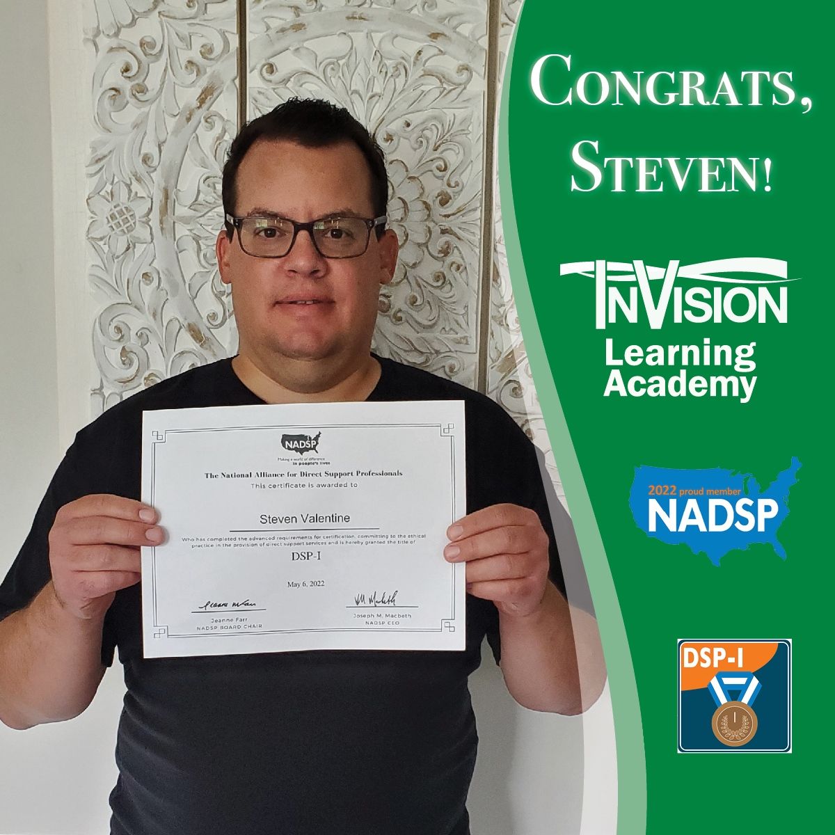 NADSP Certification: Career Support for our Direct Supporters