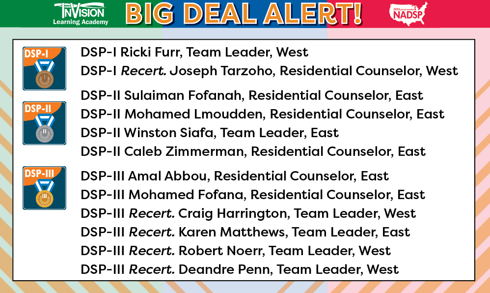 InVision's NADSP Certification Program